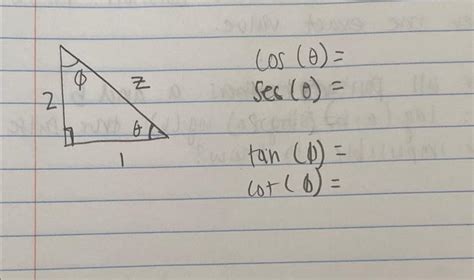 Solved Cos θ Sec θ Tan 1 Cot θ