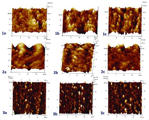 Atomic Force Microscope Image Of The Polished Surfaces Of The Download Scientific Diagram