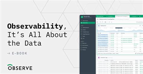 Observe Inc On Linkedin Observability Its All About The Data Ebook