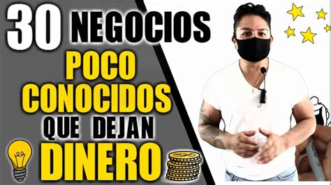 Descubre NEGOCIOS RENTABLES con BAJA INVERSIÓN