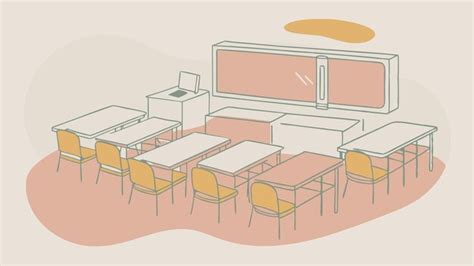 Classroom Illustration Premium Ai Generated Image