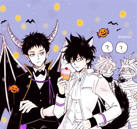 Clover 3 Black Clover Anime Yuno Anime Angel Happy Halloween