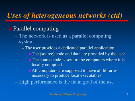 PPT High Performance Computing On Heterogeneous Networks PowerPoint Presentation ID