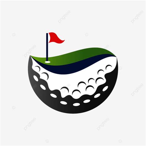 골프 로고 일러스트 디자인 절연 그래픽 모양 구멍 Png 일러스트 및 벡터 에 대한 무료 다운로드 Pngtree