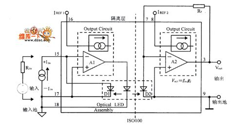 Isolation Amplifier Is0100 Connection Circuit Amplifier Circuit Circuit Diagram