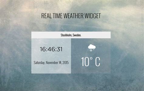 real time weather widget responsive template by w3layouts