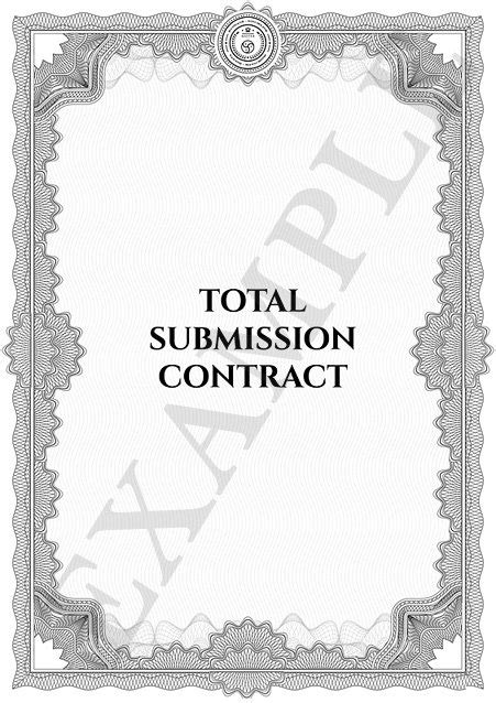 Bdsm Contract Pdf Printable And Digital Signing Submissive Contract T