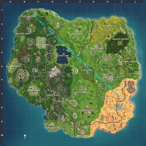 Fortnite Season 5 mit Wüste Alle Map Änderungen nach Update 5 0