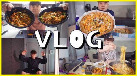 Eng 솜대디의 먹방and운동 건강한 돼지의 길 육회비빔밥삼겹비빔밥시리얼파리바게뜨죽육개장청년피자매드쉬림프만두계란국뼈해장국소불고기볶음밥우삼겹부대찌개