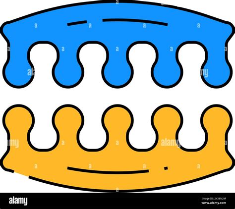 Finger Separator Icon Color Illustration Stock Vector Image And Art Alamy