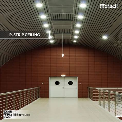 Fiberglass Galvanised R Strip Ceiling 84r184r Cold Rolled At Rs 70sq