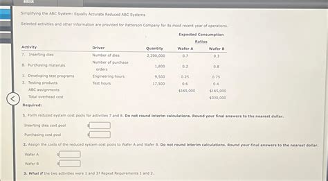 Solved Simplifying The Abc System Equally Accurate Reduced
