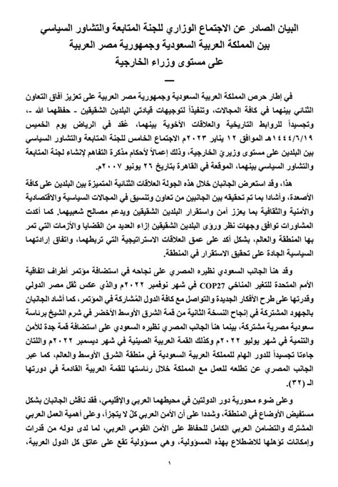 وكالة الأنباء الليبية مصر والسعودية يشددان على وقف كافة أشكال