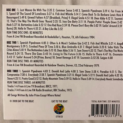 John Prine Transmission Impossible Legendary Radio Broadcasts From