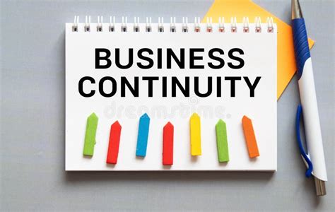 The Text Business Continuity On A Wooden Blocks Business Concept Photo Stock Image Image Of