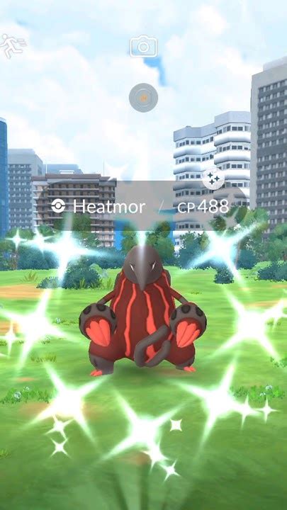Shiny Heatmor Pokemon Go Youtube
