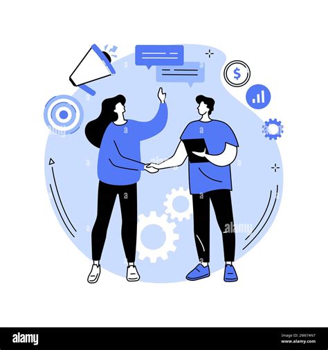 Relationship Marketing Abstract Concept Vector Illustration Customer Relationship Strategy