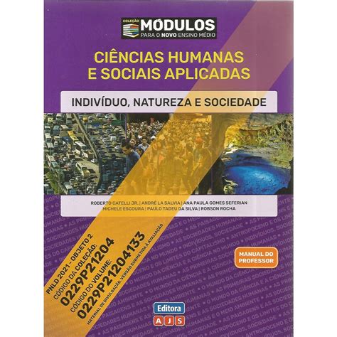 Livro Ciências Humanas e Sociais Aplicadas Indivíduo Natureza e