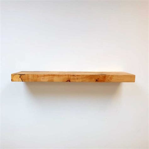 Maple Straight Cut Floating Shelf 1
