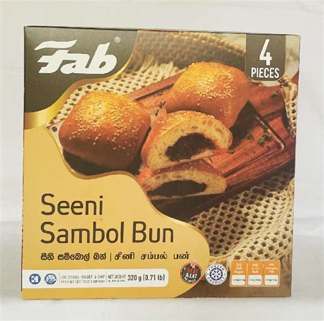 Fab Seeni Sambol Bun 4 Pcs Lakfood