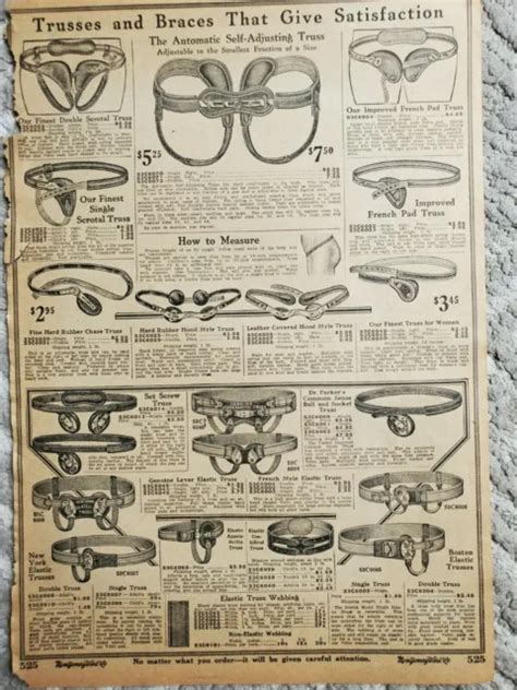 Vtg Montgomery Ward Catalog Ad Personal Wear Trusses Braces And Soap 2