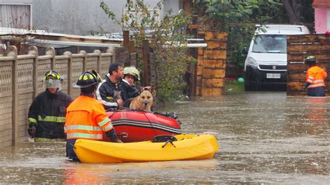 Senapred Declara Alerta Roja en la V Región por Fuerte Temporal Preludio Radio
