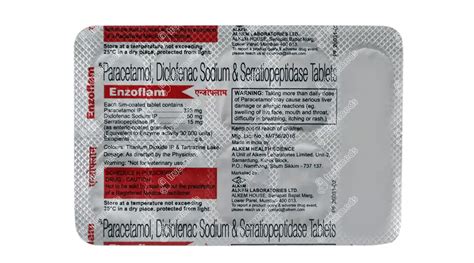 Enzoflam 50 325 15 Mg Order Enzoflam 50 325 15 Mg Tablet Online At