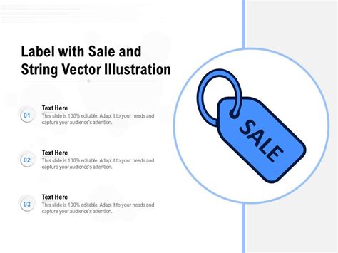 Label With Sale And String Vector Illustration Ppt PowerPoint