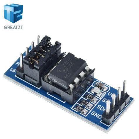 Greatzt New At24c256 24c256 I2c Interface Eeprom Memory Module For