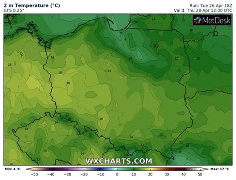 Pogoda na jutro czwartek 28 kwietnia Dużo słońca ale i chmury
