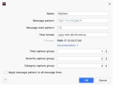 Custom Log Format With Newlines Not Detected Issue Jetbrains