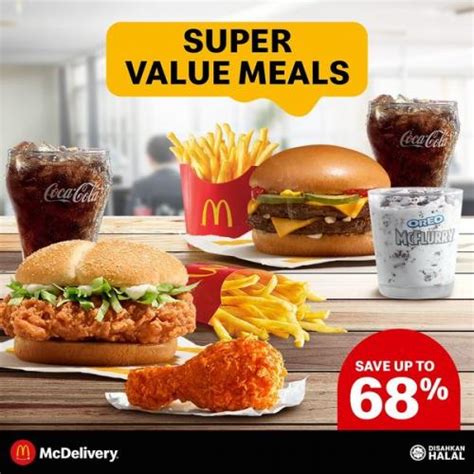 Mcdonalds Mcdelivery Super Value Meals Promotion Up To 68 Off