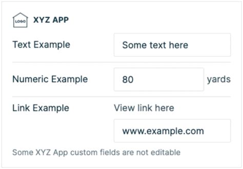 link custom field edit
