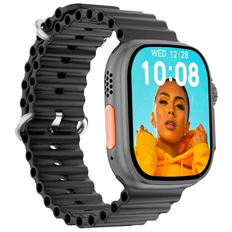 DT NO 1 DT8 Ultra Max Preto Smartwatch