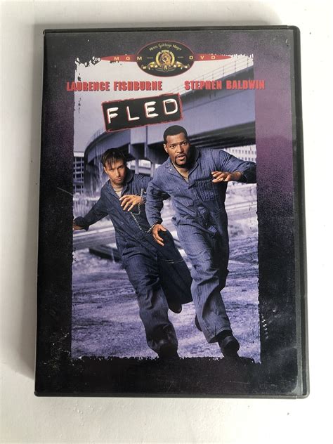 Fled DVD 1996 Widescreen Laurence Fishburn Stephen Baldwin