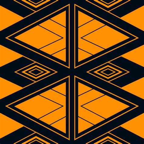 Premium Vector Orange And Black Pattern Background