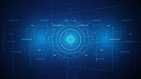 Gear Circuit Technology Background Business Teamwork Computer Vector