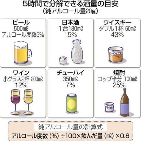 「酒気残り運転」要注意 そのお酒、どれだけ飲んだ？意識して 日本酒1合分解に5時間：東京新聞 Tokyo Web