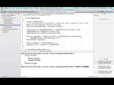 How To Use Cgpoint In Objective C Tutorial Youtube
