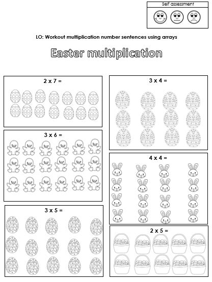 Easter Maths Worksheets Teaching Resources