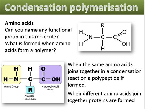 11 2 Condensation Polymerisation Teaching Resources