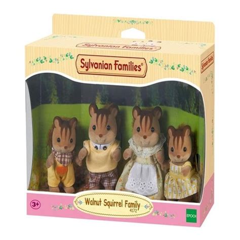 Sylvanian Families Família Dos Esquilos Noz Epoch Magia 4172 Netshoes