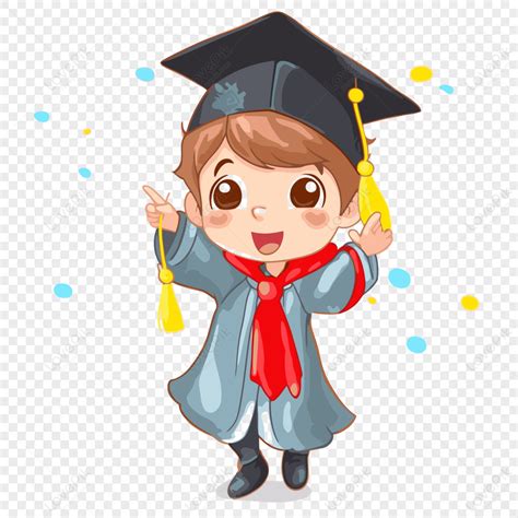 취학 전 졸업생 벡터클립 아트만화상표 Png 일러스트 무료 다운로드 Lovepik