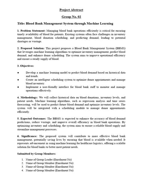 Project Abstract Format Ty Cpp Pdf