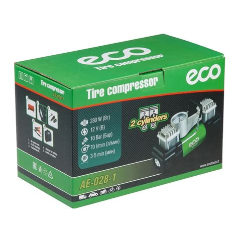 Компрессор автомобильный ECO AE-028-1 купить по низкой цене в Минске ...