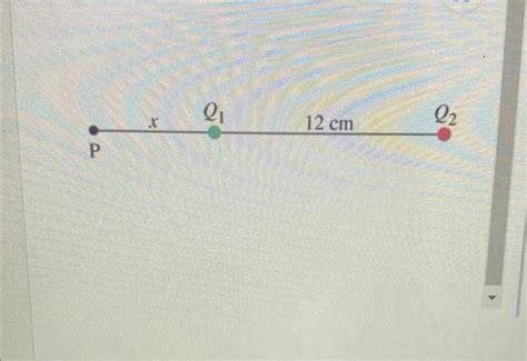 Solved Two Point Charges Q1−31μc And Q249μc Are