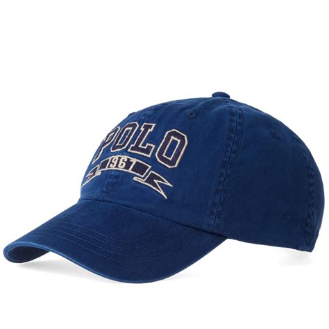 Polo Ralph Lauren Classic Sport Cap Navy And White End