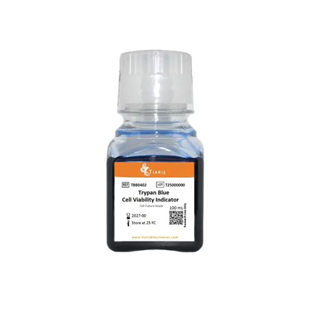 Trypan Blue Cell Viability Indicator Tiaris Biosciences S L