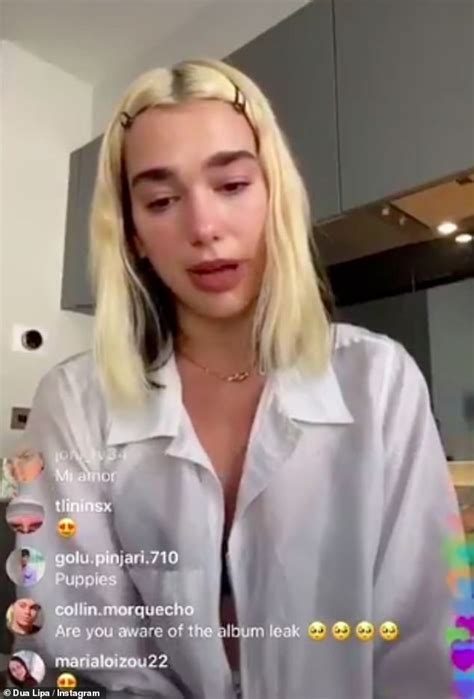 Dua Lipa Breaks Down In Tears As She Announces Shes Releasing Her