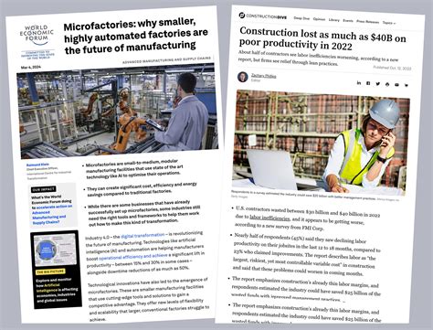 300000 Robotic Micro Factories Pump Out Custom Designed Homes
